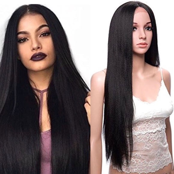 Accessories | Vera 24 Black Yaki Texture Lace Front Wignwt | Poshmark